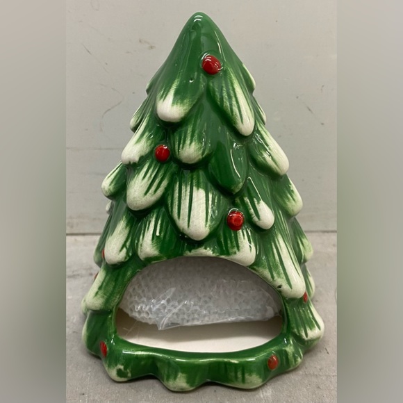 Kitchen | Christmas Pine Tree Holly Kitchen Ceramic Scrubby Sponge ...